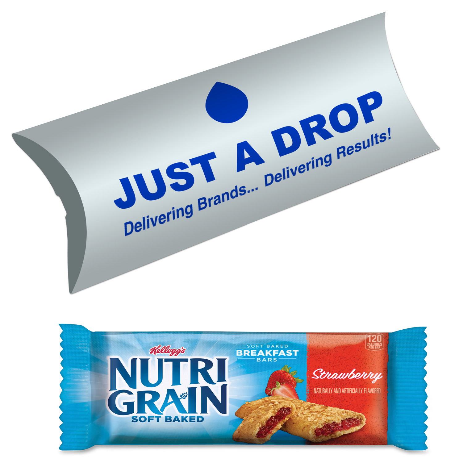 Designer Pillow Box | Kellogg's Nutri-grain Cereal Bar | Just a Drop