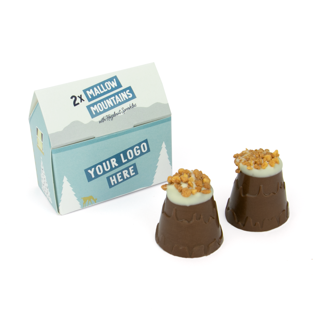 Promotional Branded Eco House Box - Mallow Mountain with Hazelnut ...