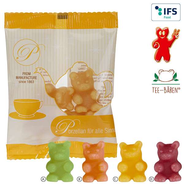 20g Branded Fruit Gum Tea-Bears | Just a Drop