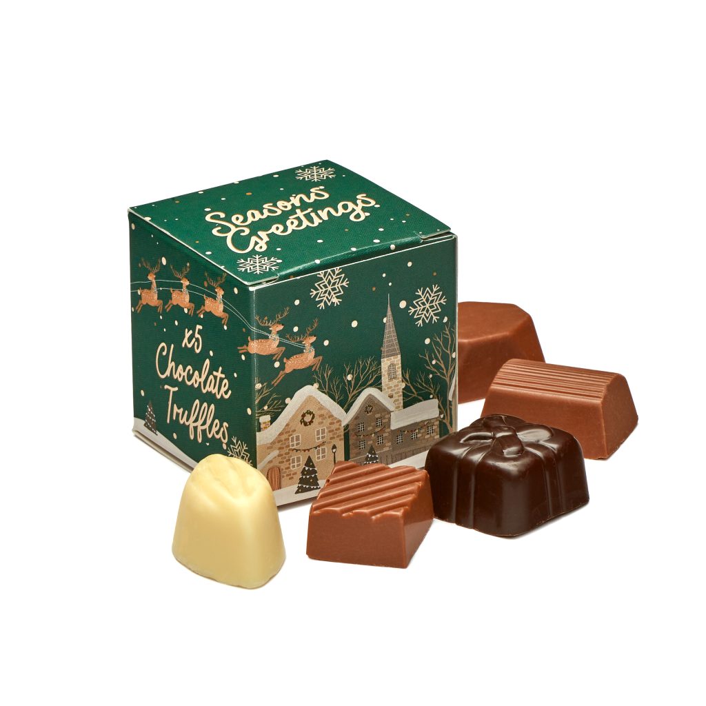 Eco Maxi Cube - 5 Chocolate Truffles | Just a Drop
